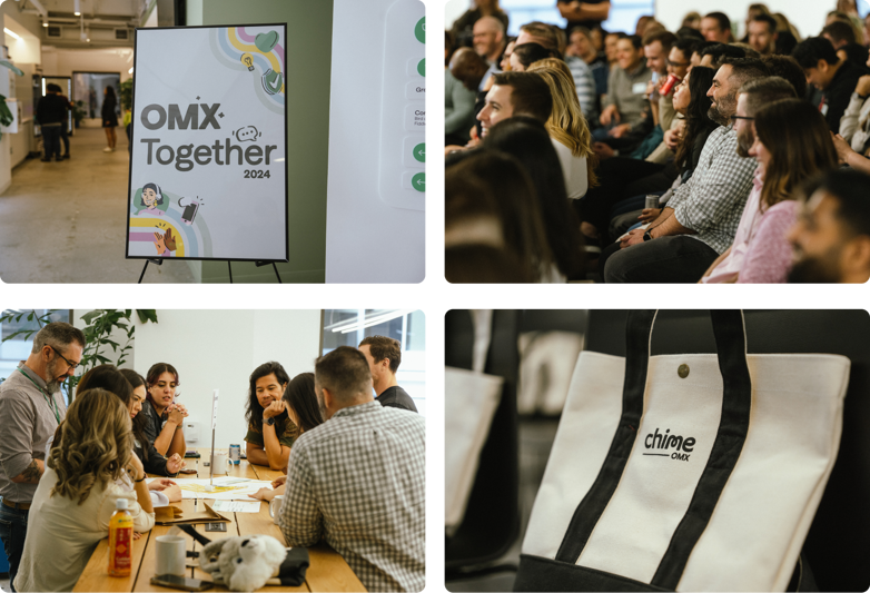 From virtual threads to real connections: OMX Together 2024 | Chime Careers